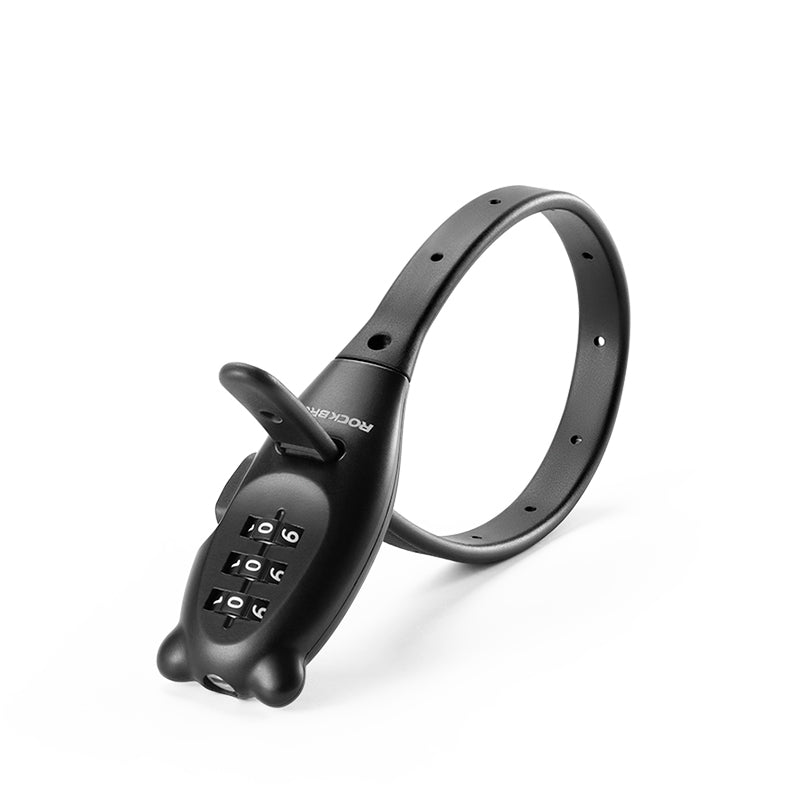 ROCKBROS 3-digit Password Tie Helmet Lock Multipurpose Bicycle Electri